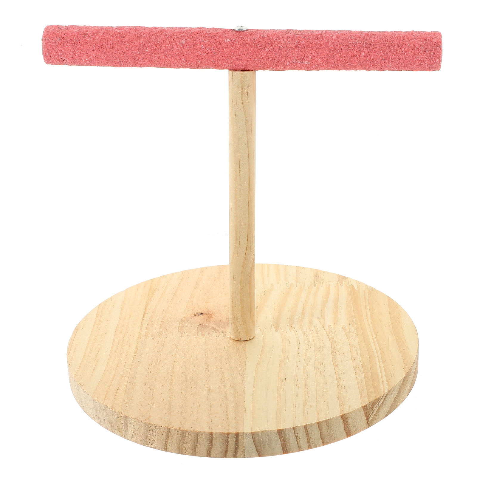 Himition Bird Stand Wooden Bird Perch Parakeet Stand Perch Bird Play ...