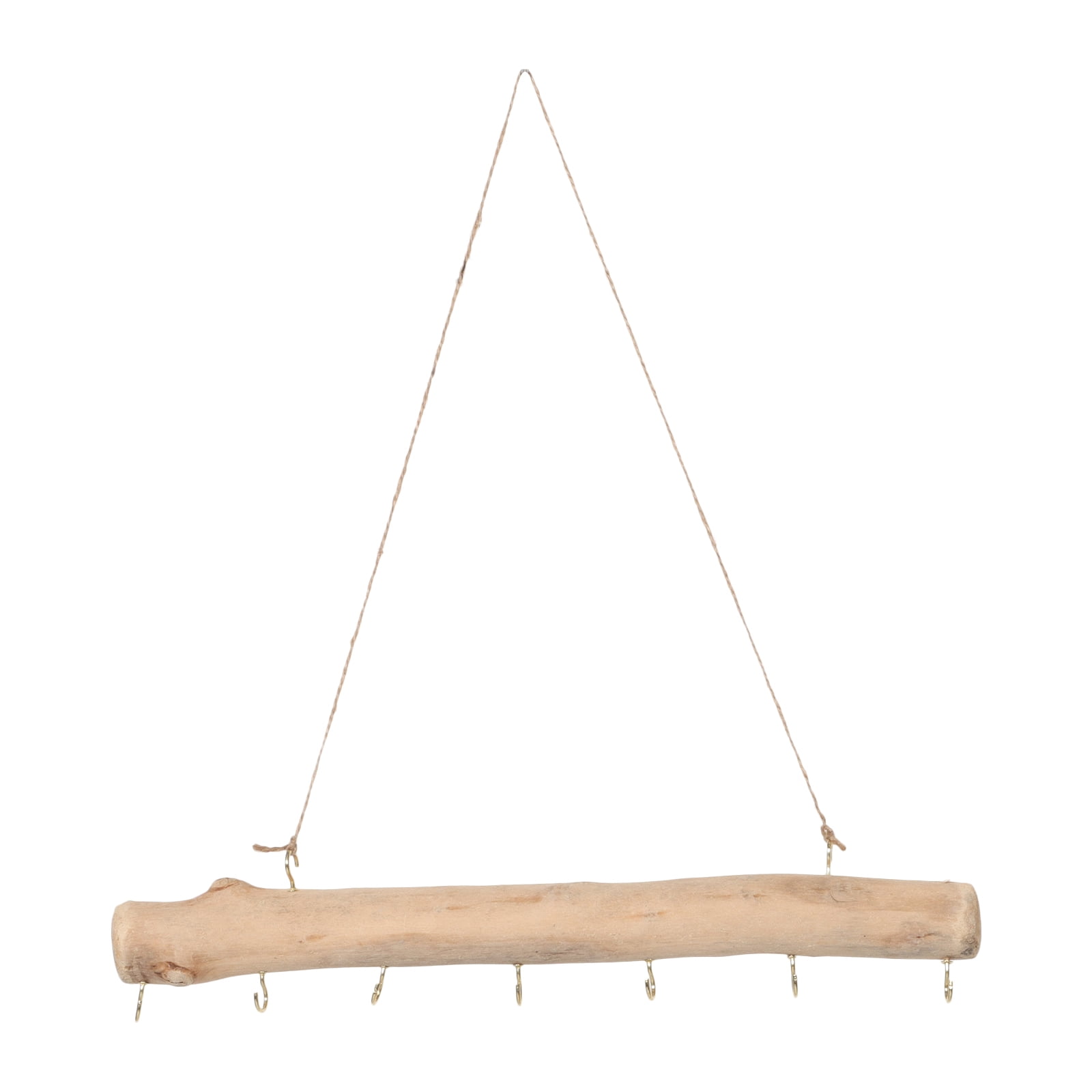 Himition Branch Shape Floating Wooden Hook Wall Mounted Wood Hook ...