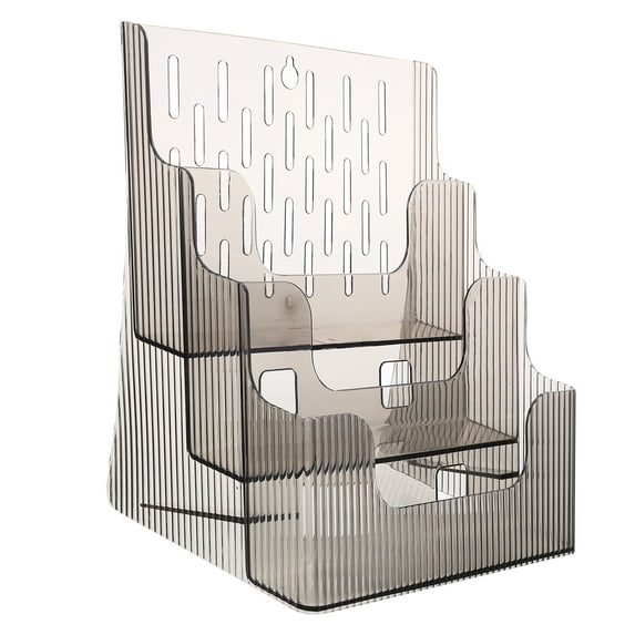 FELTECHELECTR Booklet Holder Transparent Plastic 1Pcs 10.6x9.4x6.7in ...