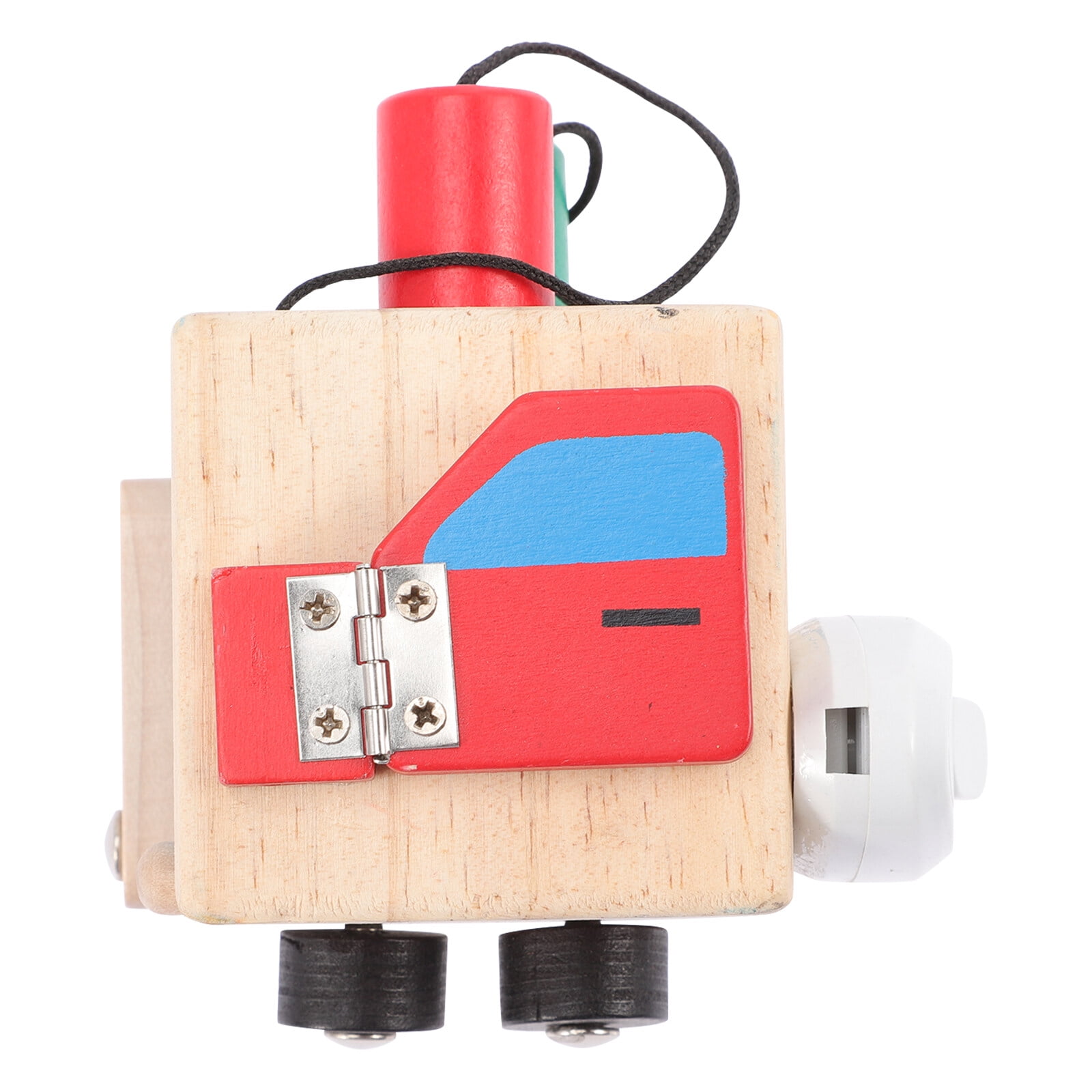 Himition Busy Board Fidget Toy Montessori Busy Bus Toys Wooden Activity ...