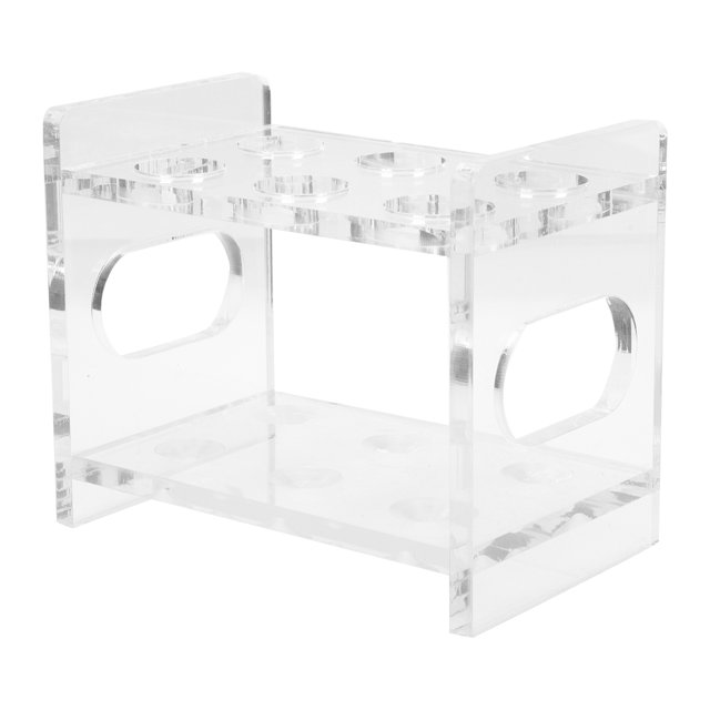 Himition Clear Acrylic Test Tube Rack 6 Sockets Centrifuge Tube Holder ...