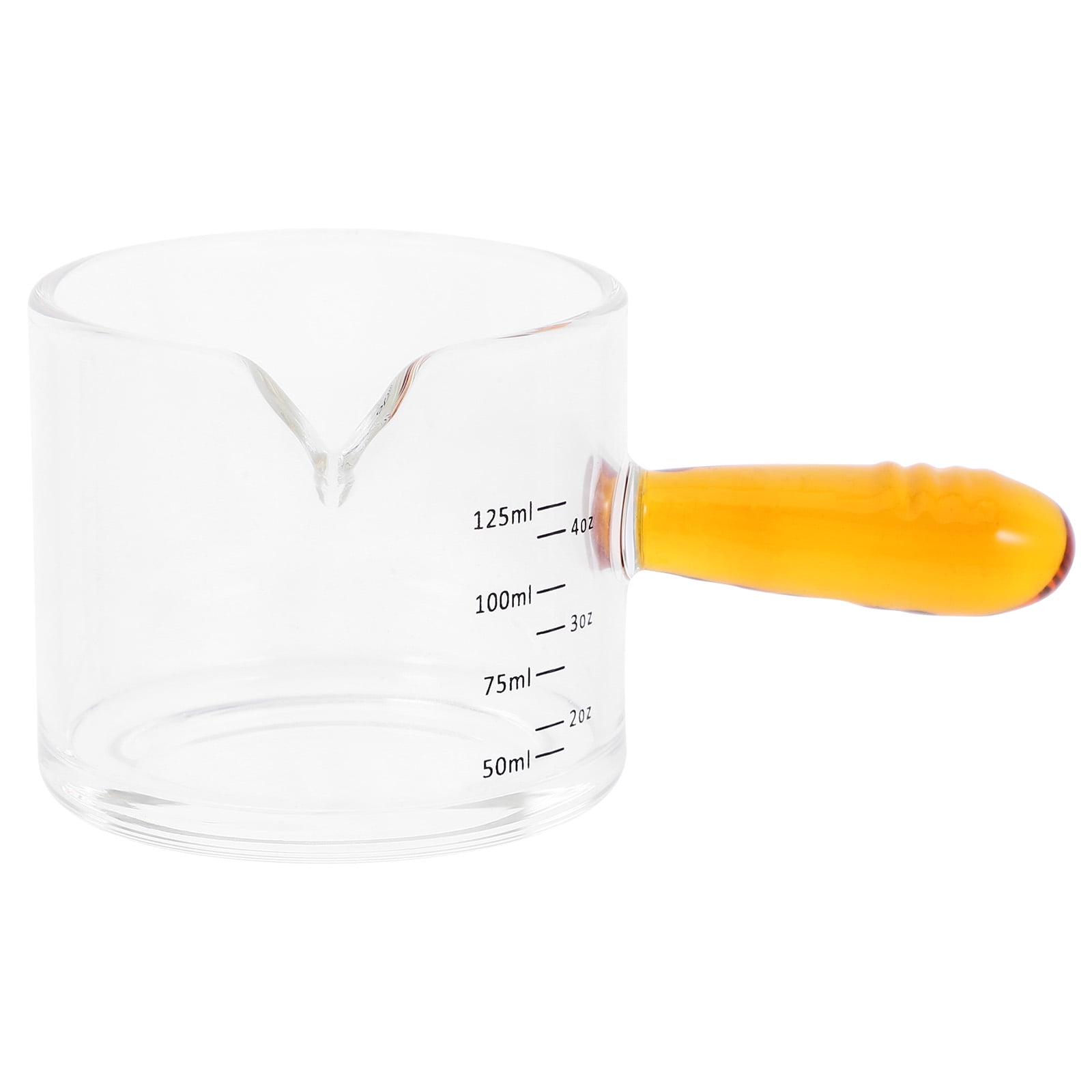 Himition Clear Glass Milk Pitcher Measuring Cup Milk Coffee Creamer ...