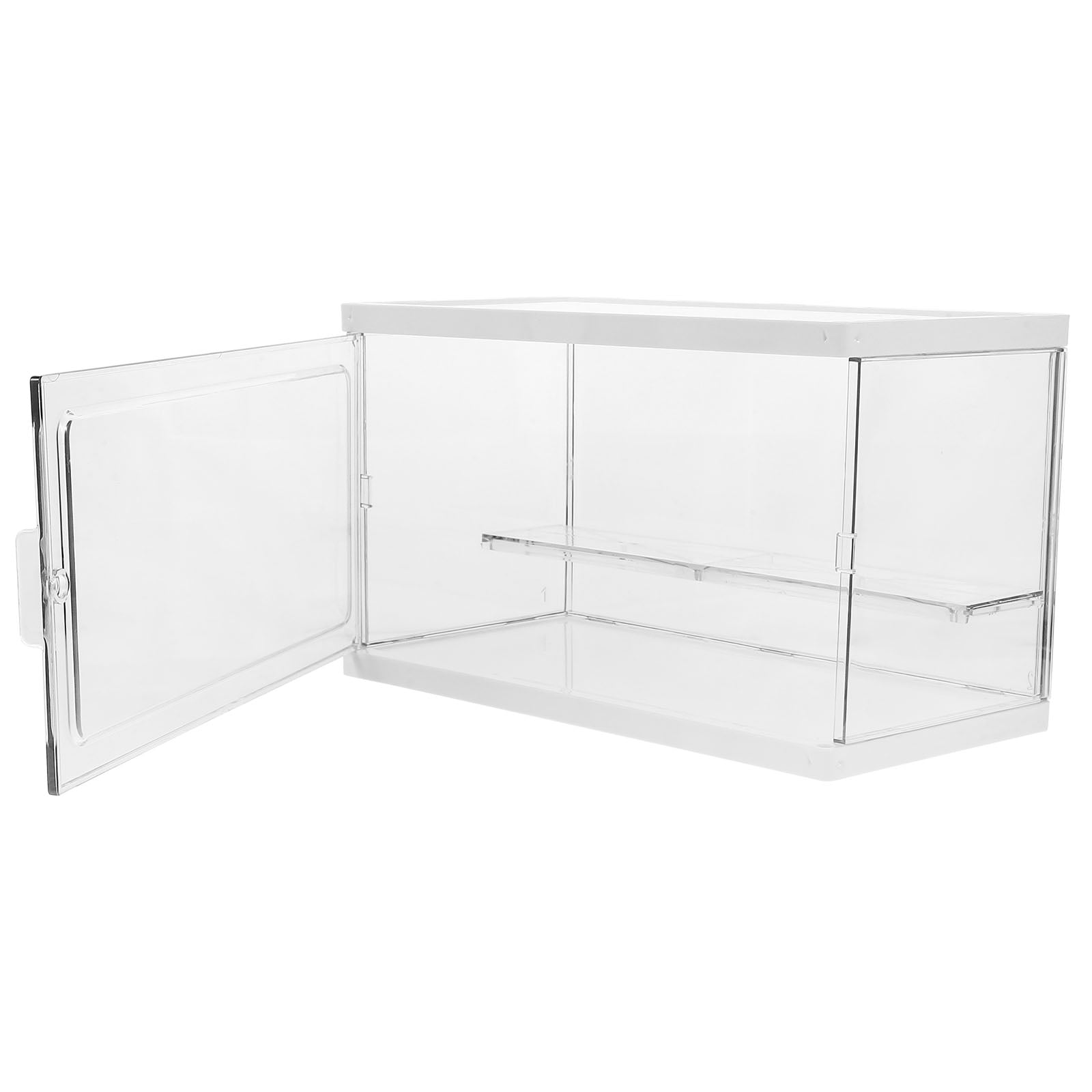 Himition Countertop Display Box 2-layer Clear Display Case for Small ...