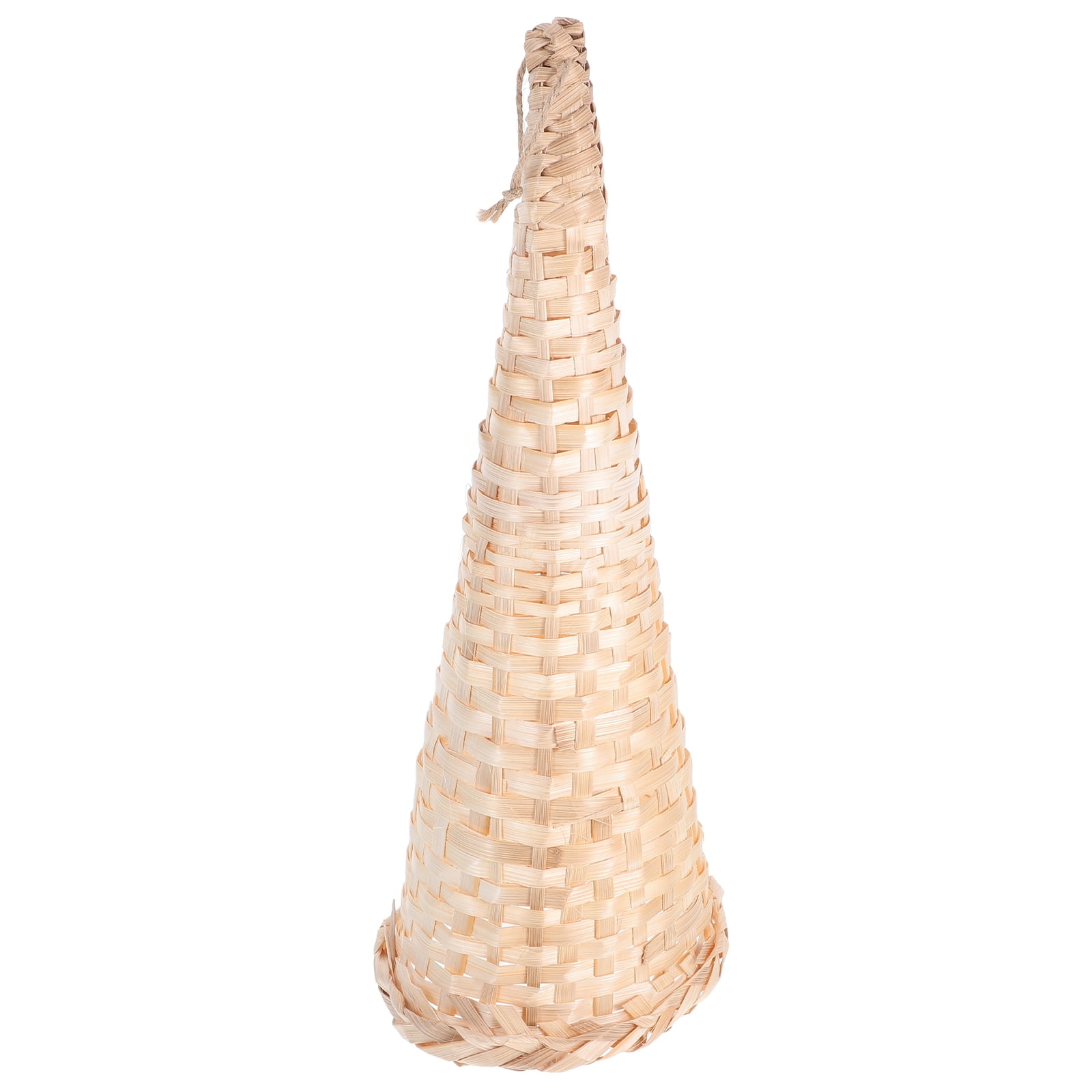 Cowbell Shaped Cornucopia Woven Bread Fruit Serving Platter Horn Wicker ...