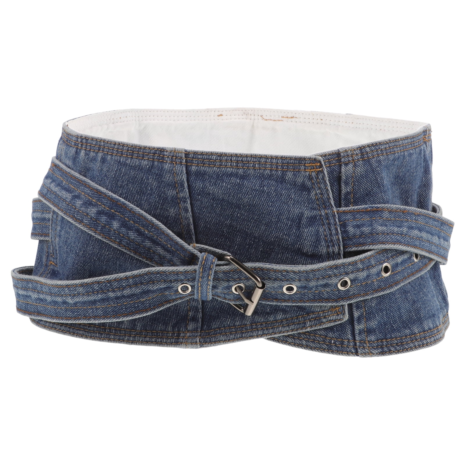 Himition Denim Waist Belt Wide Waist Belt Waist Corset Cinch Belt Women ...
