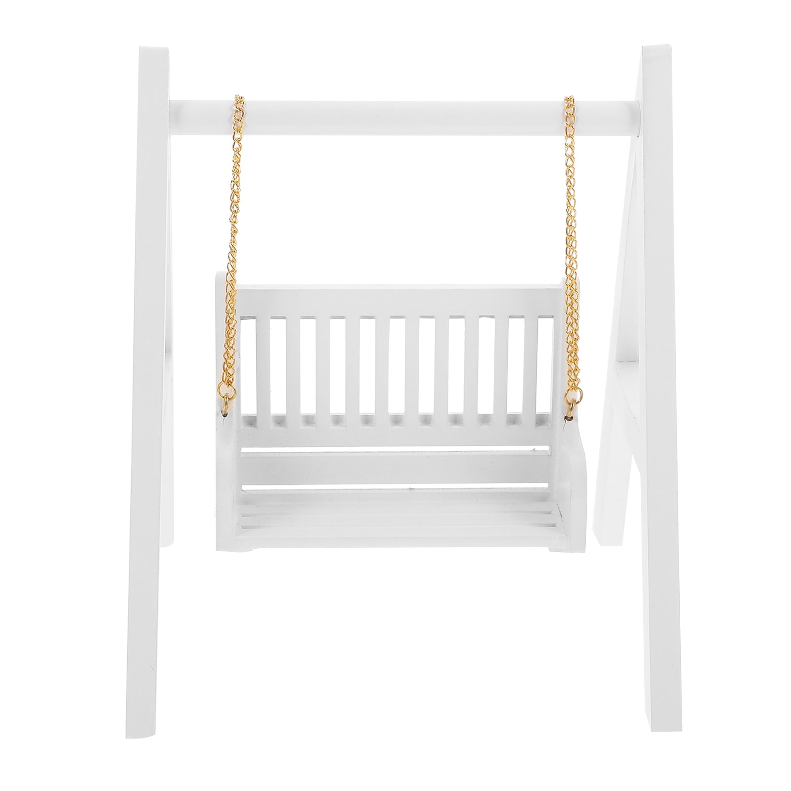 Himition Doll House Miniature Swing Fake Swing Doll Swing Mini Swing ...