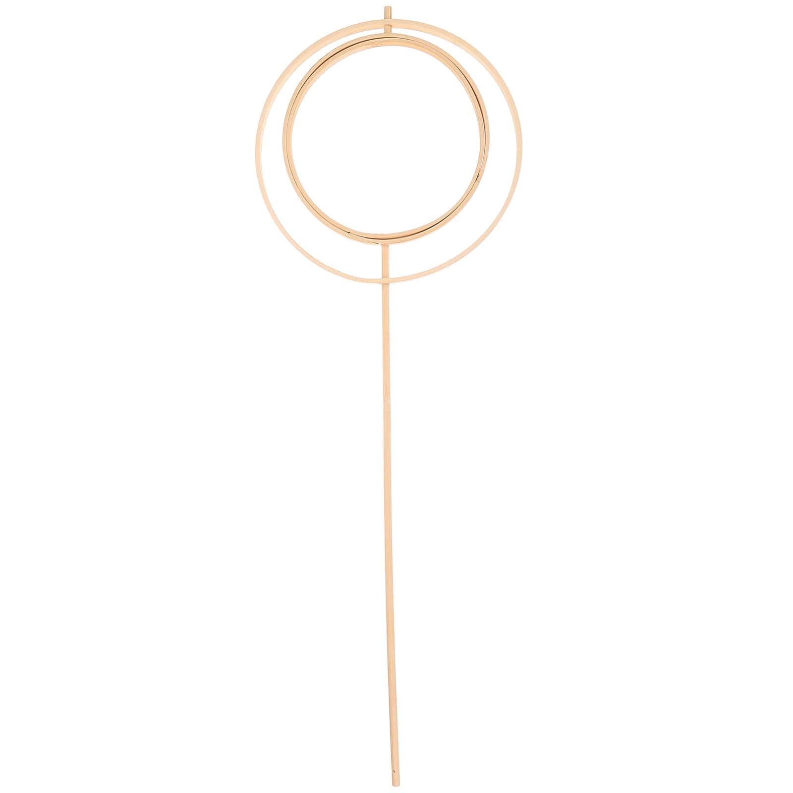 FELTECHELECTR Vintage Style Hand Fan Frame Beige Wood 1Pack For ...