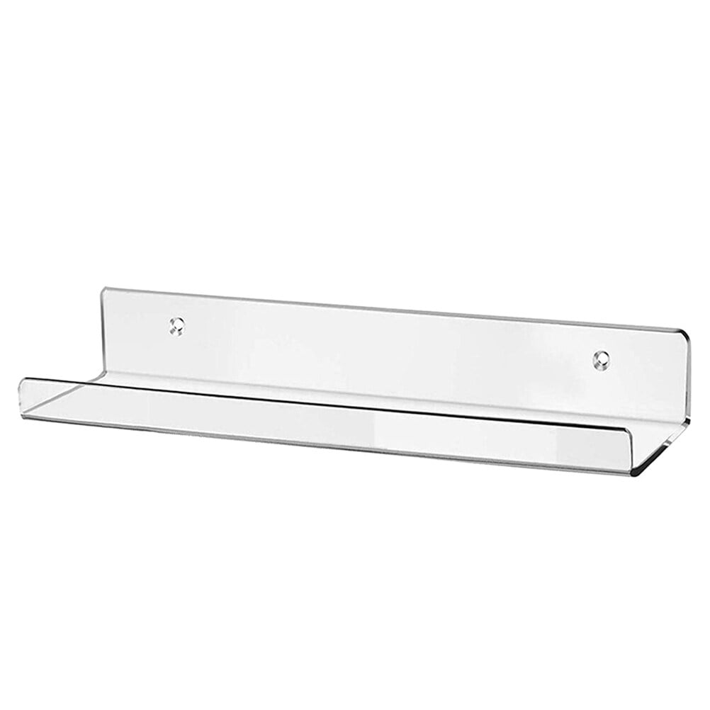 Himition Floating Shelves Acrylic Modern Display Rack Transparent Wall ...