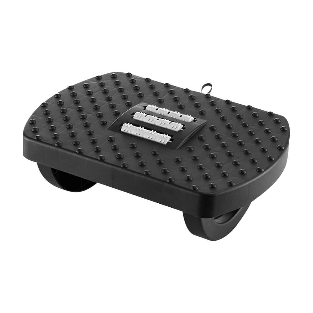 FELTECHELECTR Foot Stool Black Plastic Simple Comfortable Design for ...