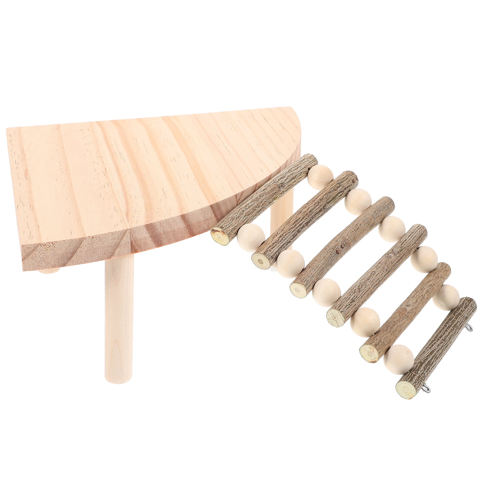 Himition Hamster Platform Stand Wooden Platform Guinea Pig Platform ...