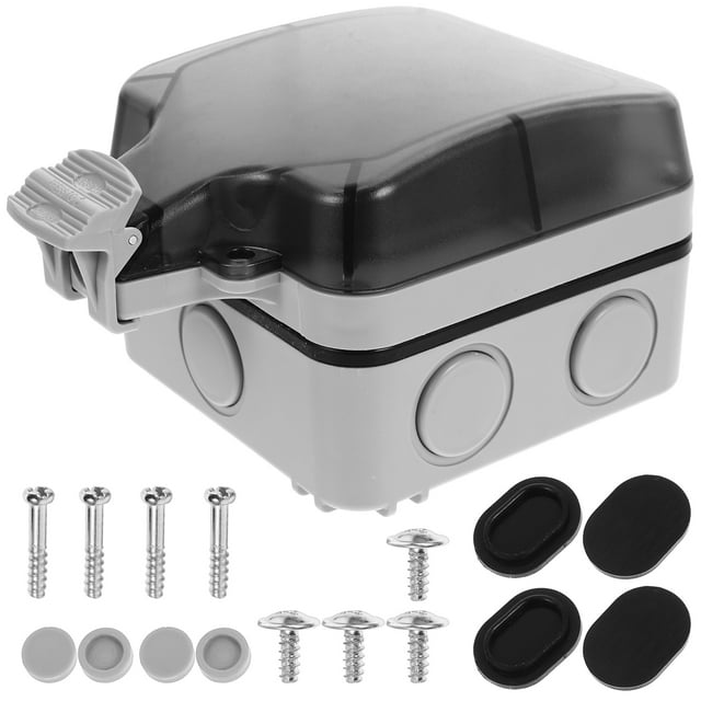 Himition Junction Box Plastic Electrical Project Box Outdoor Junction ...