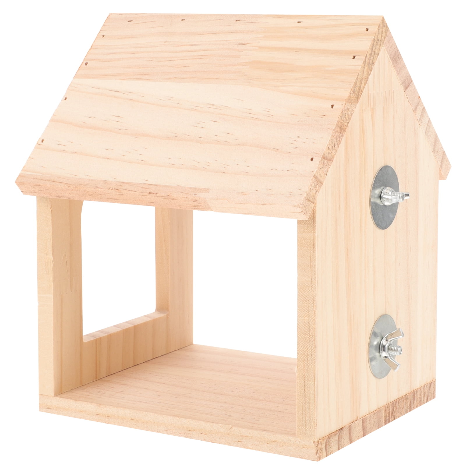 Himition Parakeet Nesting Box Safe Natural Wood Bird Breeding Nest Box ...