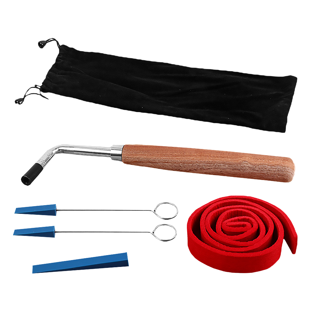 Himition Professional Piano Tuning Tuner Mute Kit Tools Tuning Lever Kit Mute Hammer - Walmart.com