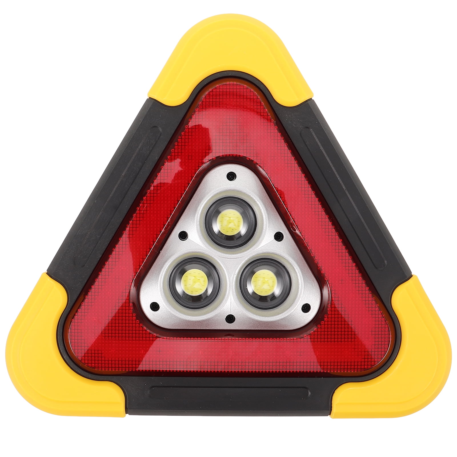 Himition Roadside Safety Triangle Solar-Powered Triangle Emergency ...