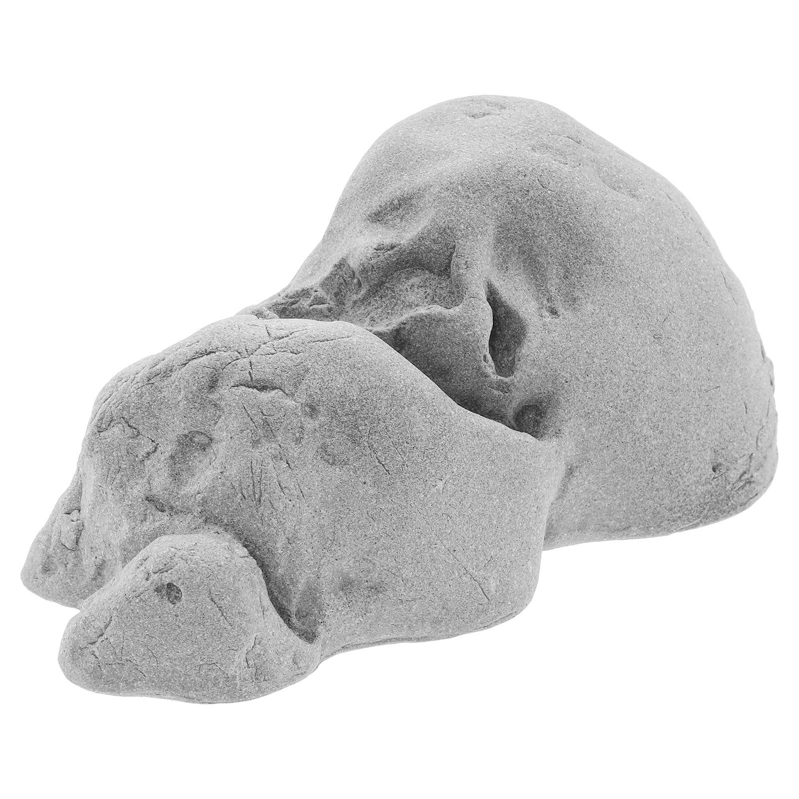 Himition Rockery Figurine for Micro-landscape Small Rockery Statue Fish ...