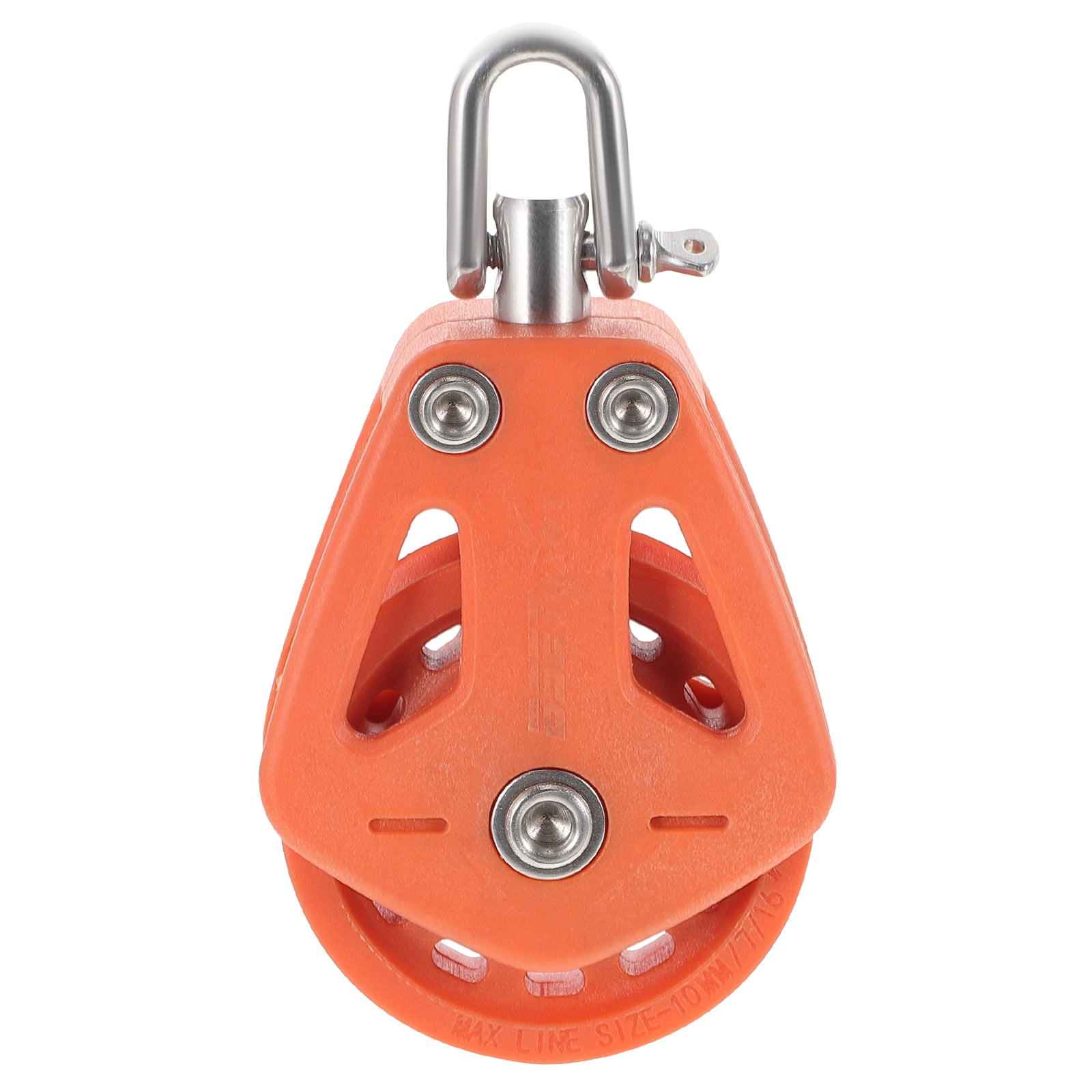 Himition Sailboat Pulley Nylon Crane Pulley Block Lifting Single Pulley ...