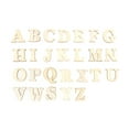Himition Set of 26 Wooden Letter Prop Wood Craft Letter A-Z Self-paste ...