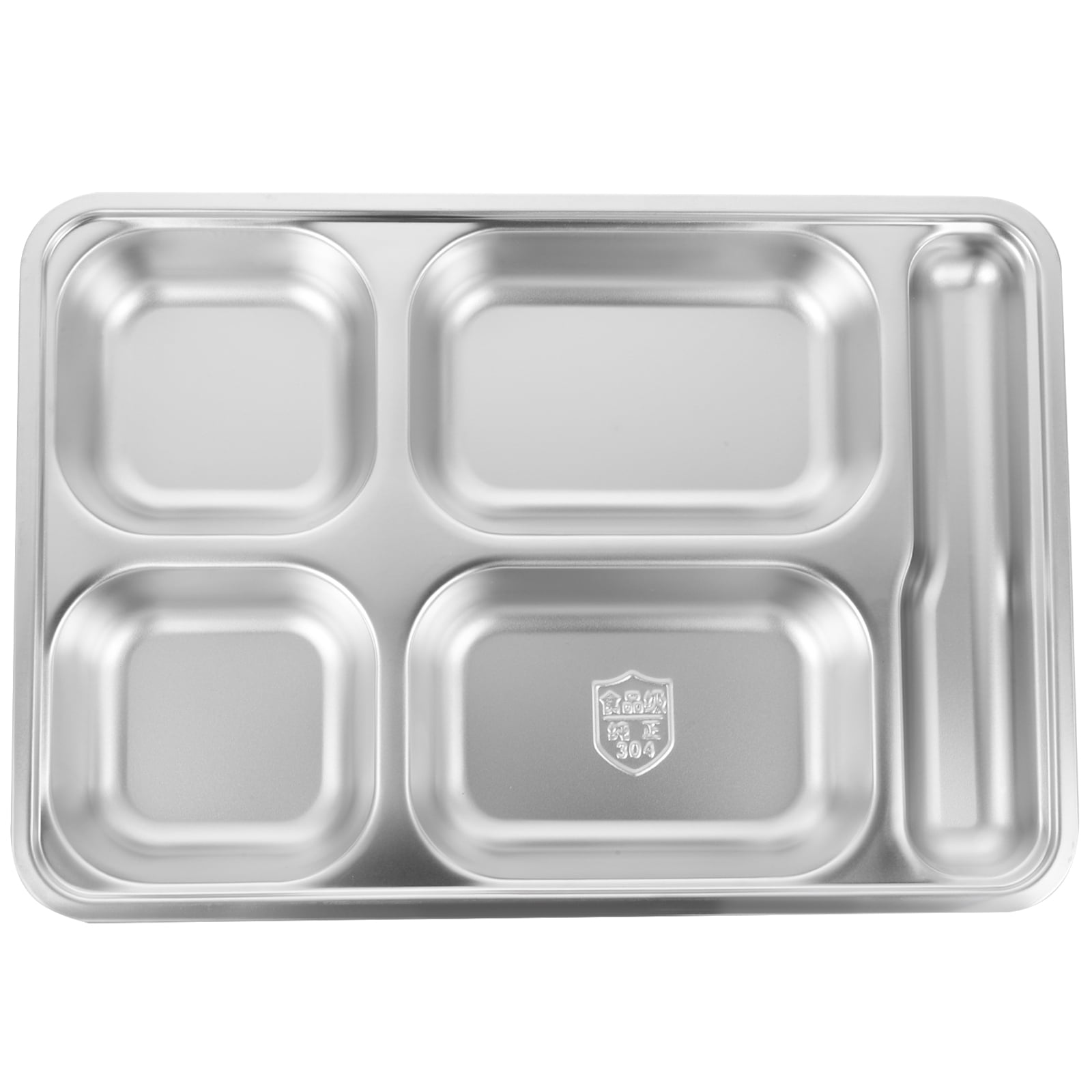 FELTECHELECTR Stainless Steel Compartment Tray Square 1Pack 13.2X8.9X1 ...
