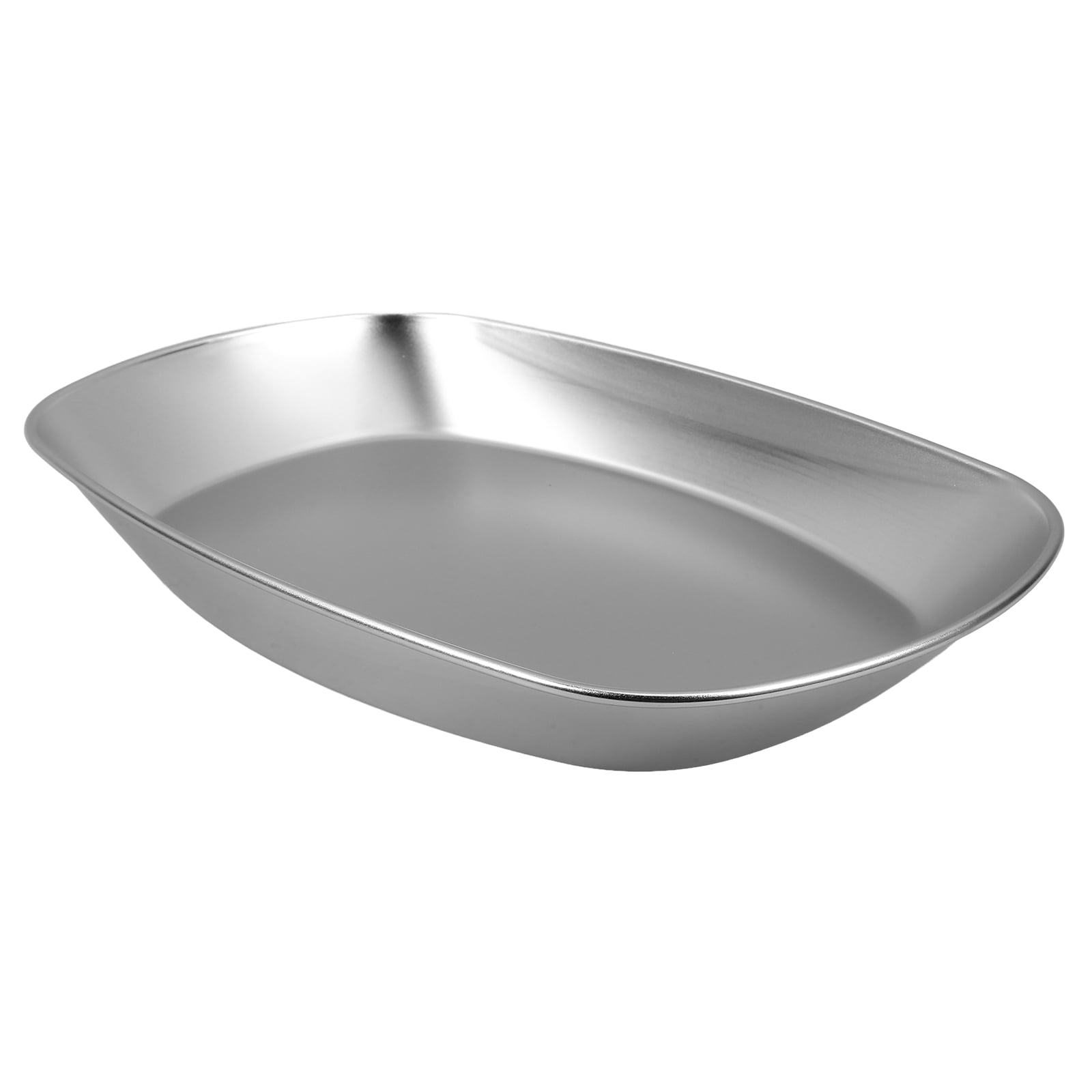 Himition Stainless Steel Food Plate Dessert Plate Fruit Plate Reusable ...