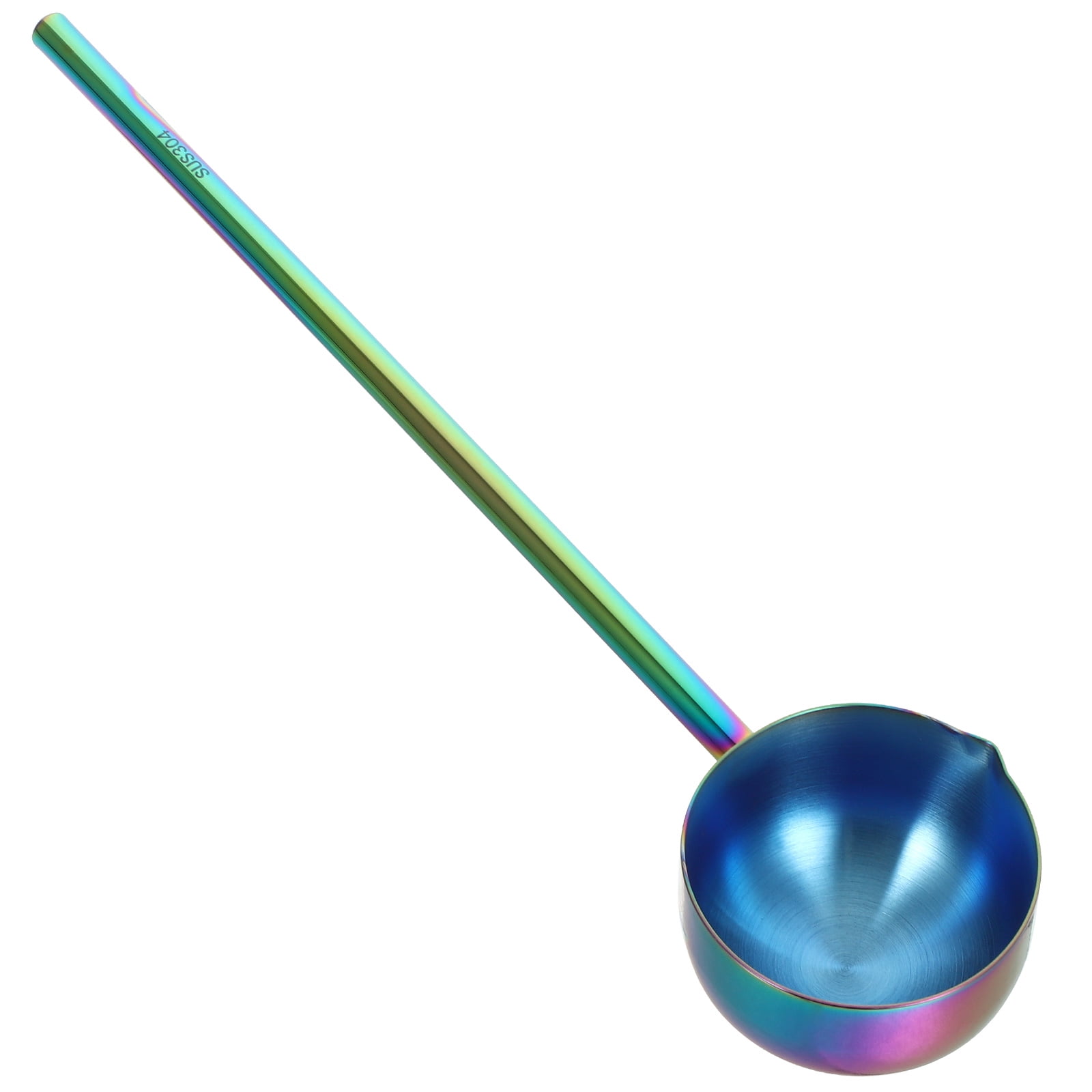 Himition Stainless Steel Soup Ladle Spoon Water Dipper Ladle Oil ...