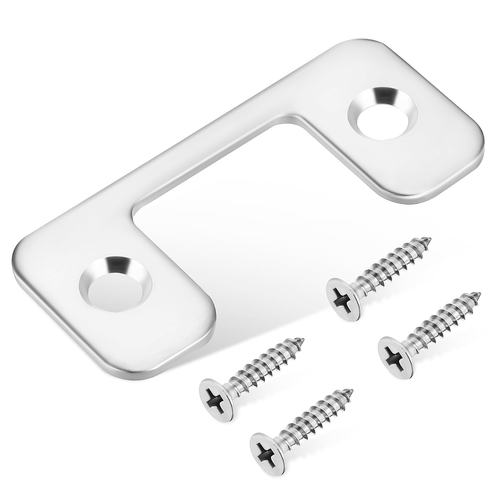 Himition Strike Plate Door Latch Protector Plate Door Lock Covering ...