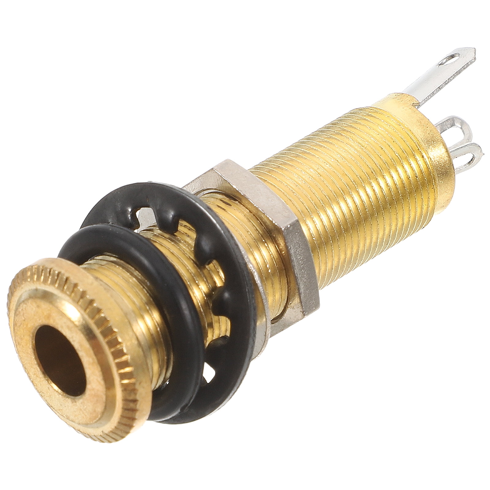 Himition Threaded Cylinder Output Jack Flush Mount Stereo Mono Jack ...