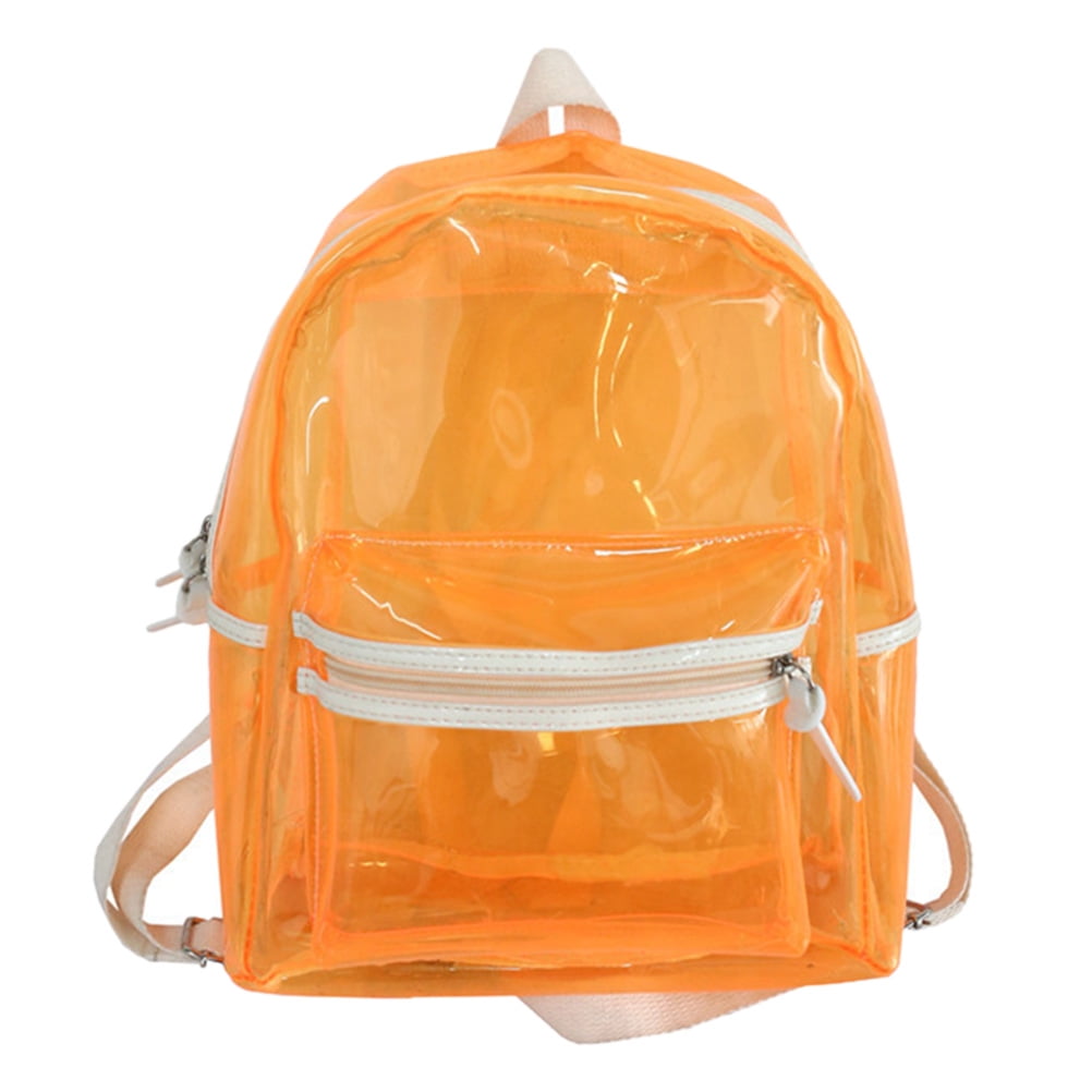 Himition Transparent Jelly Backpack Creative Clear Backpack Delicate ...
