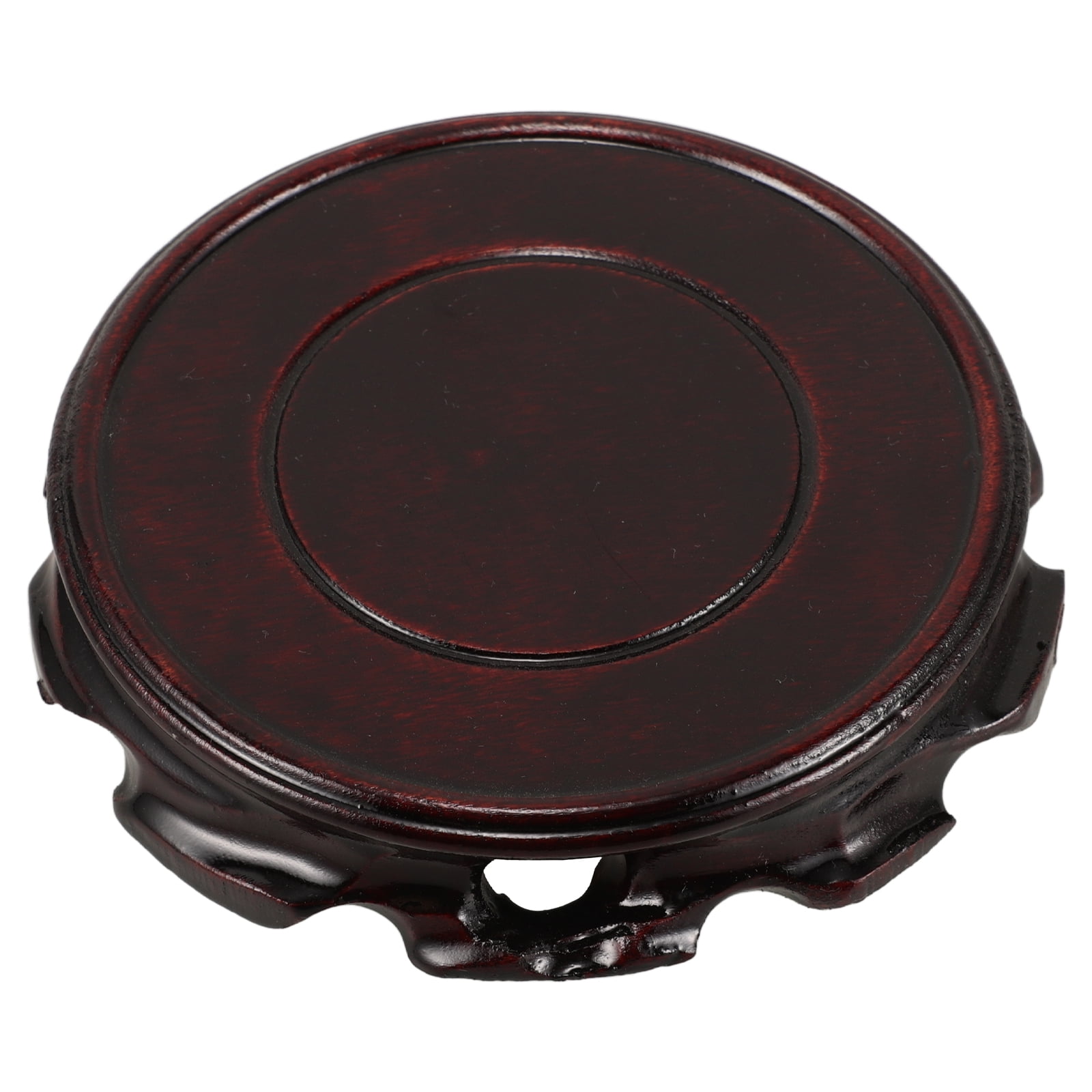 Himition Wooden Chinese Display Stand Oriental Vase Stand Base Teapot ...