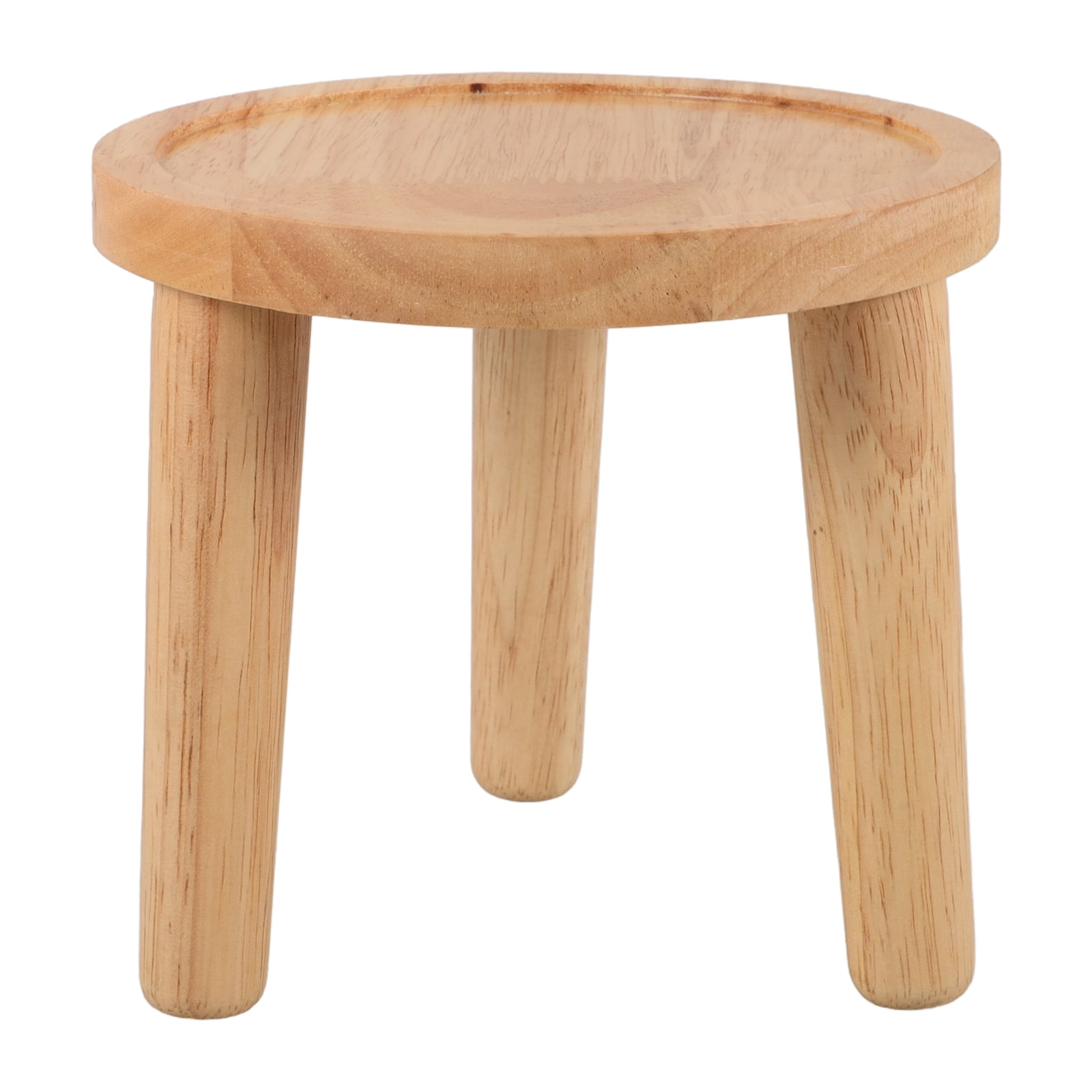 Himition Wooden Plant Stand Wooden Potted Plant Riser Household Planter ...