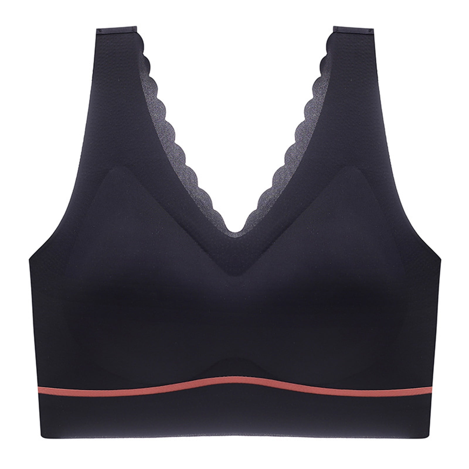 Himiway Push Up Bras for Women Women'S Traceless Gathered Latex Sports ...