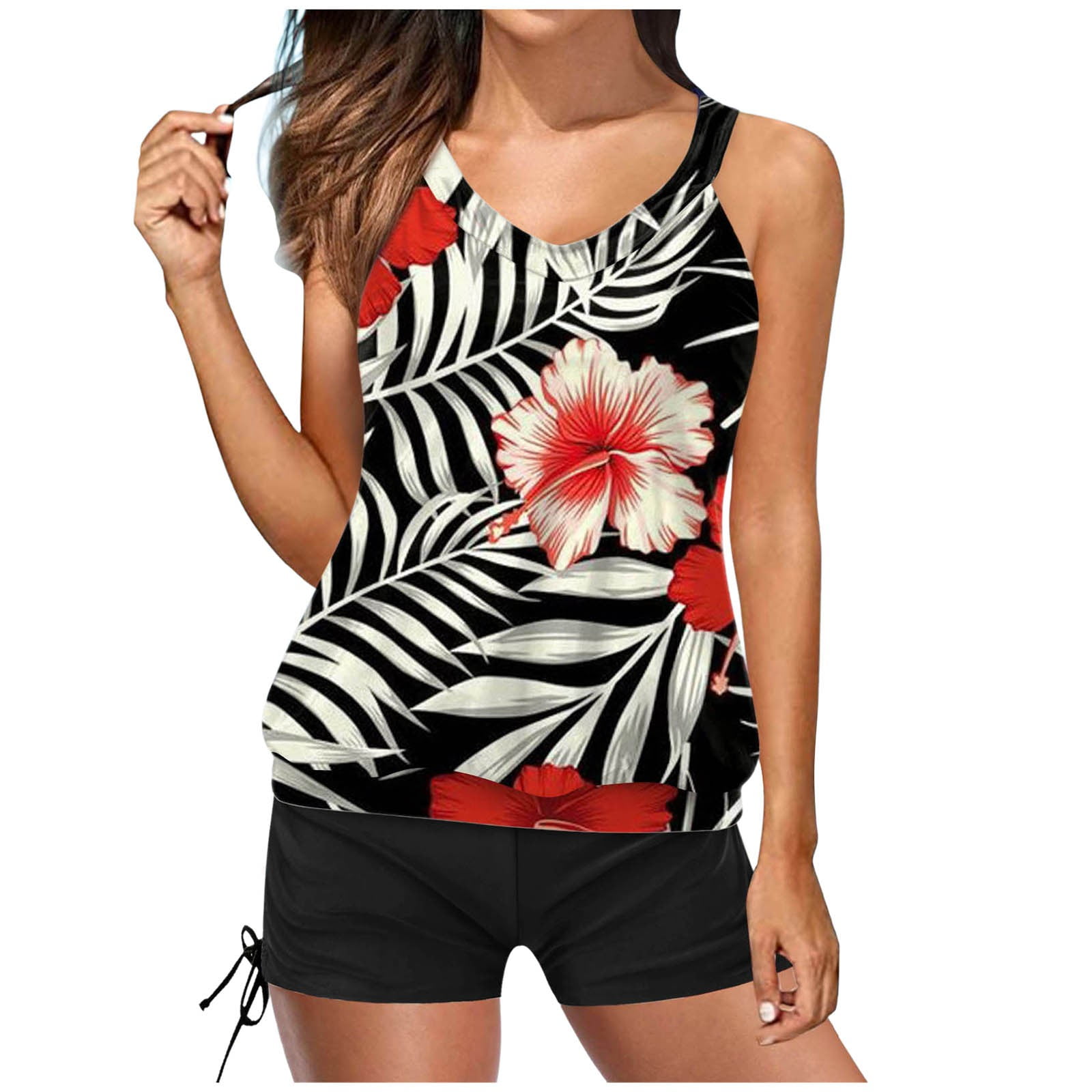 Himmake Bathing Suit for Women Tummy Control - Bathing Suit High Neck ...