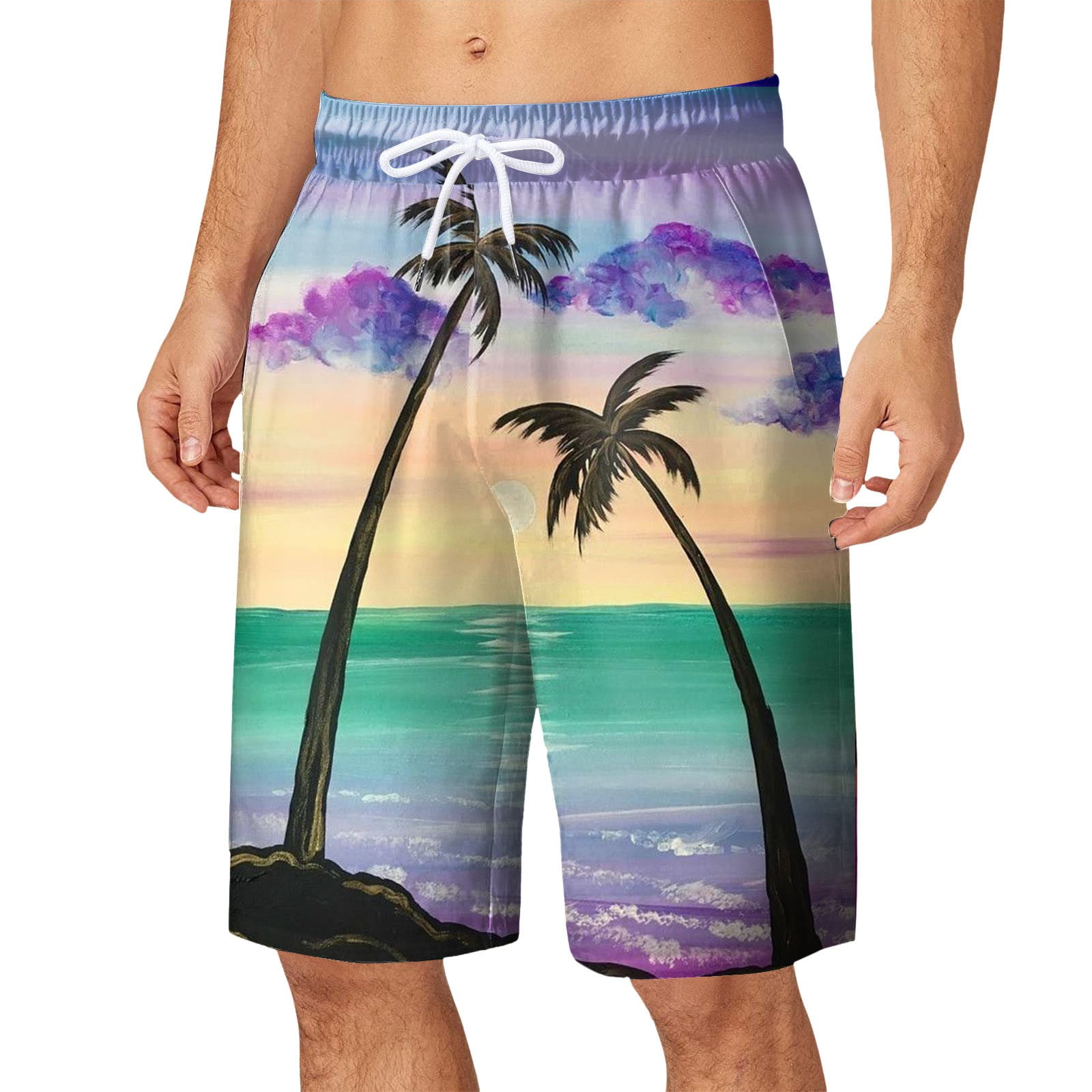 Himmake Beach Shorts for Men - Mens Work Out Shorts Mens Shorts 11-12 ...