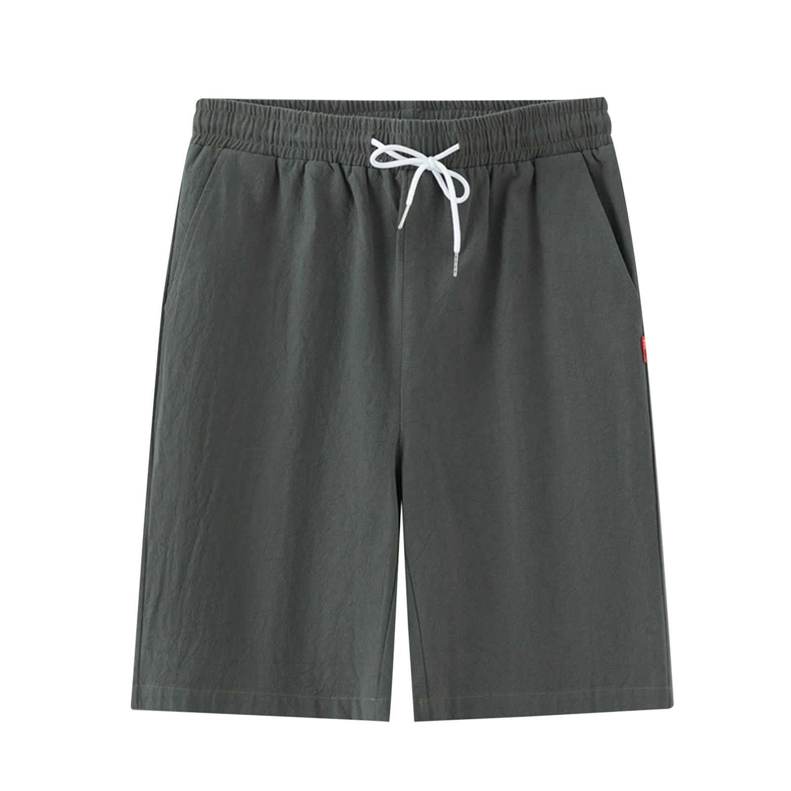 Himmake Mens Swim Trunks Mens Cargo Shorts Size 36 White Basketball ...