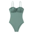 Himmake Swim Suit For Women Solid Slimming Tummy Control Criss Cross