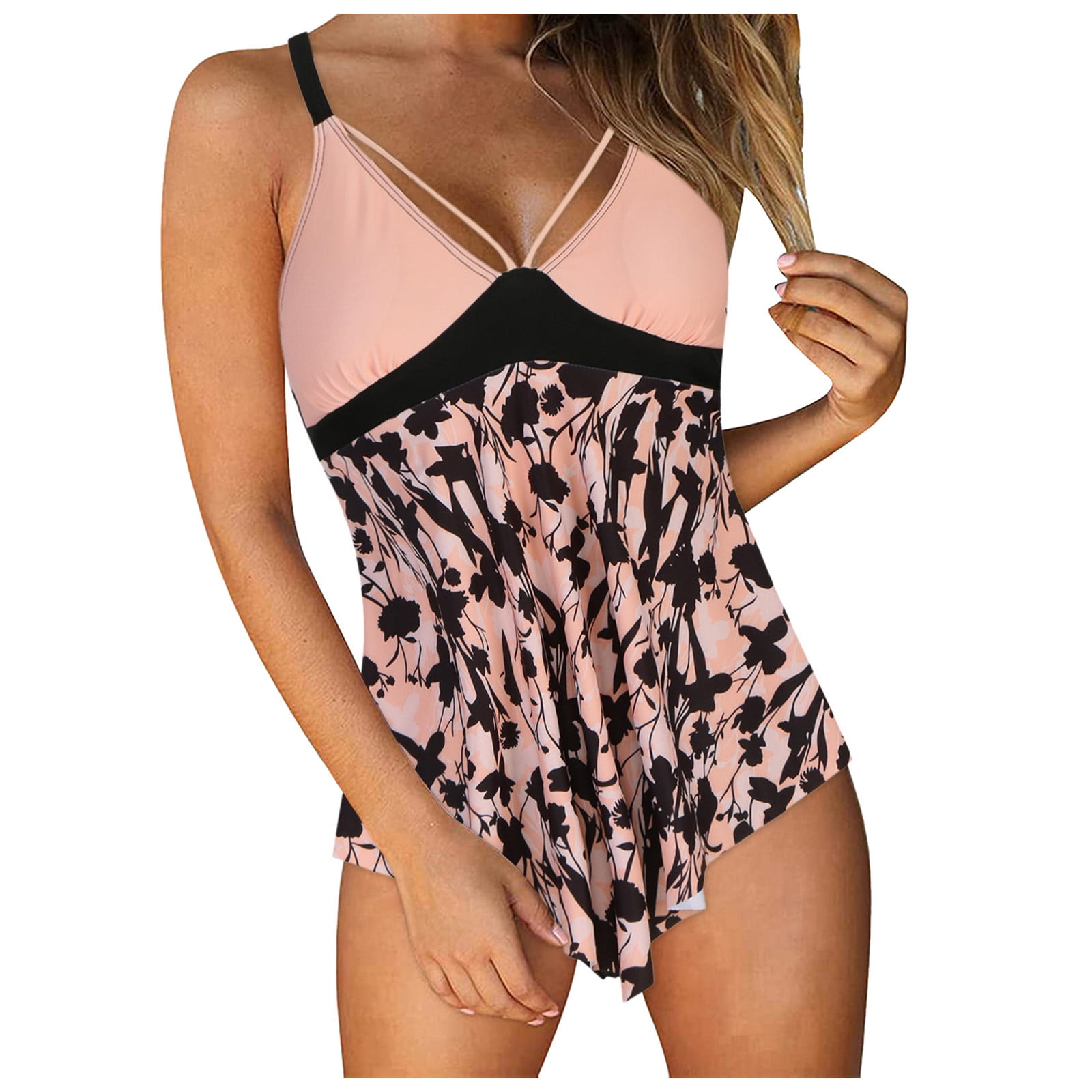 Himmake Tankini Swimsuits For Women 2024 Sports Swimsuit Women Plus