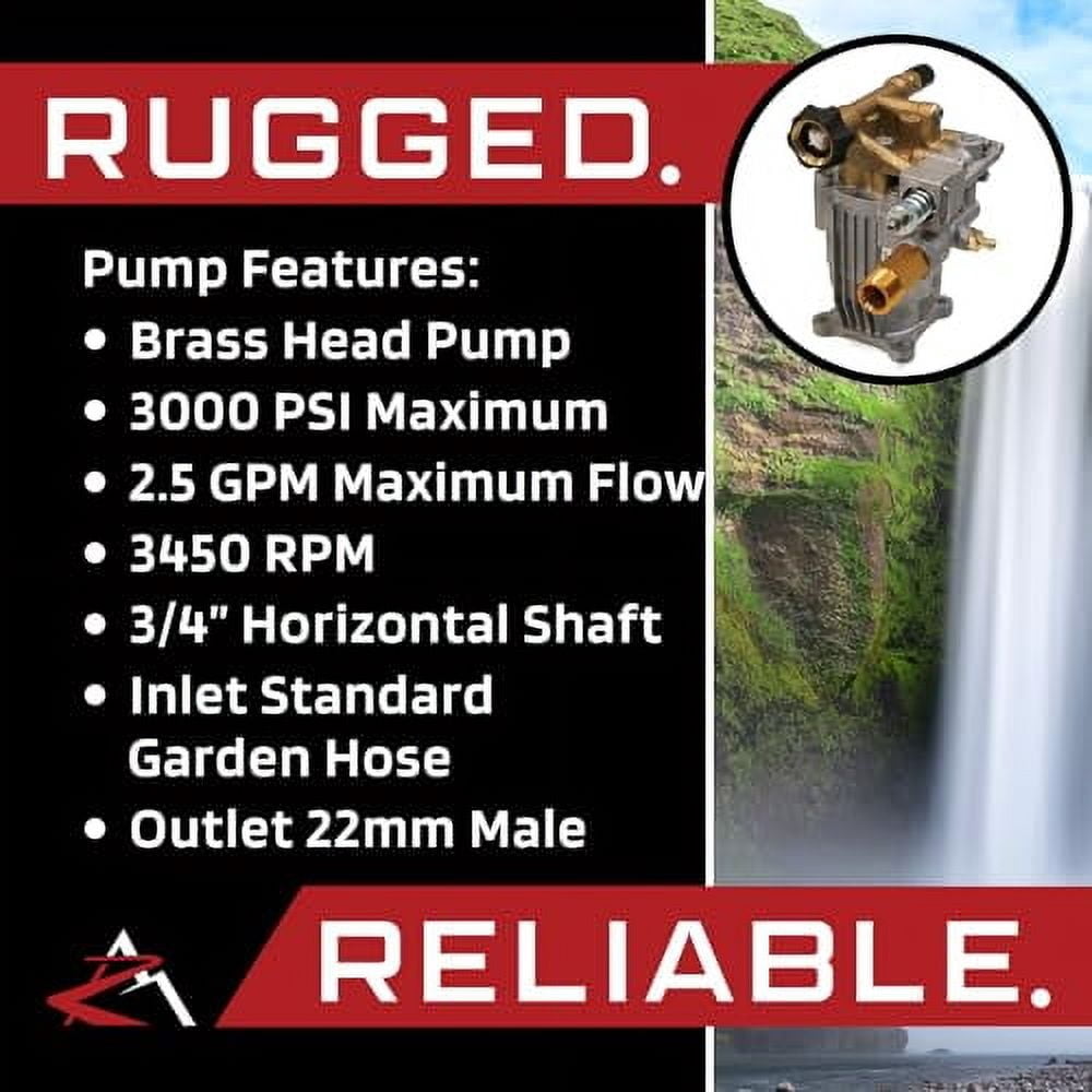 Himore 3000 psi Pressure Washer Water Pump Replacement for Sears ...