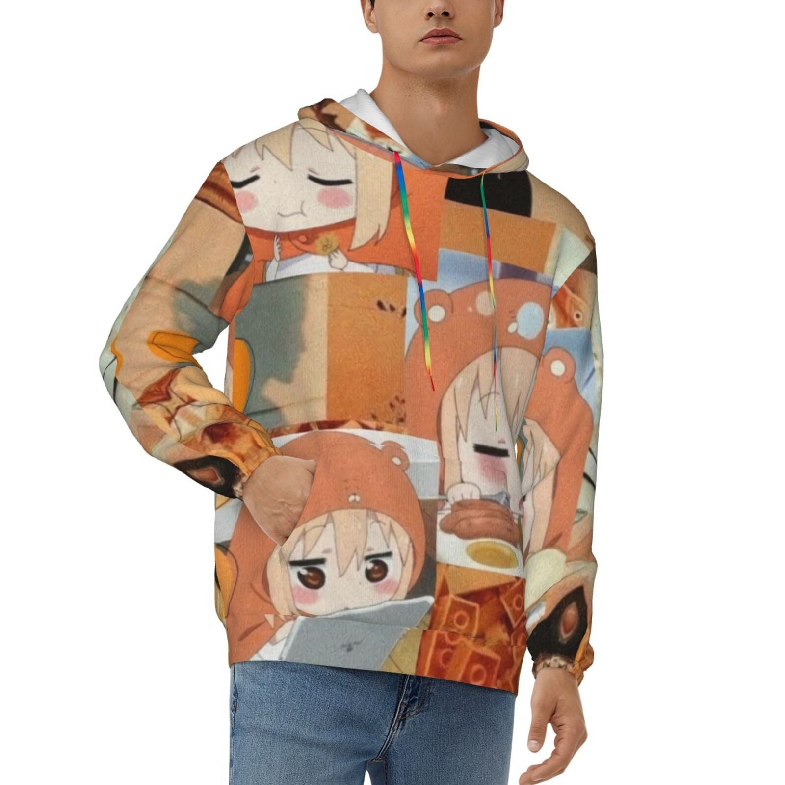 Himouto 3d Printed Hoodie With Large Hood And Pockets Unisex, Christmas ...
