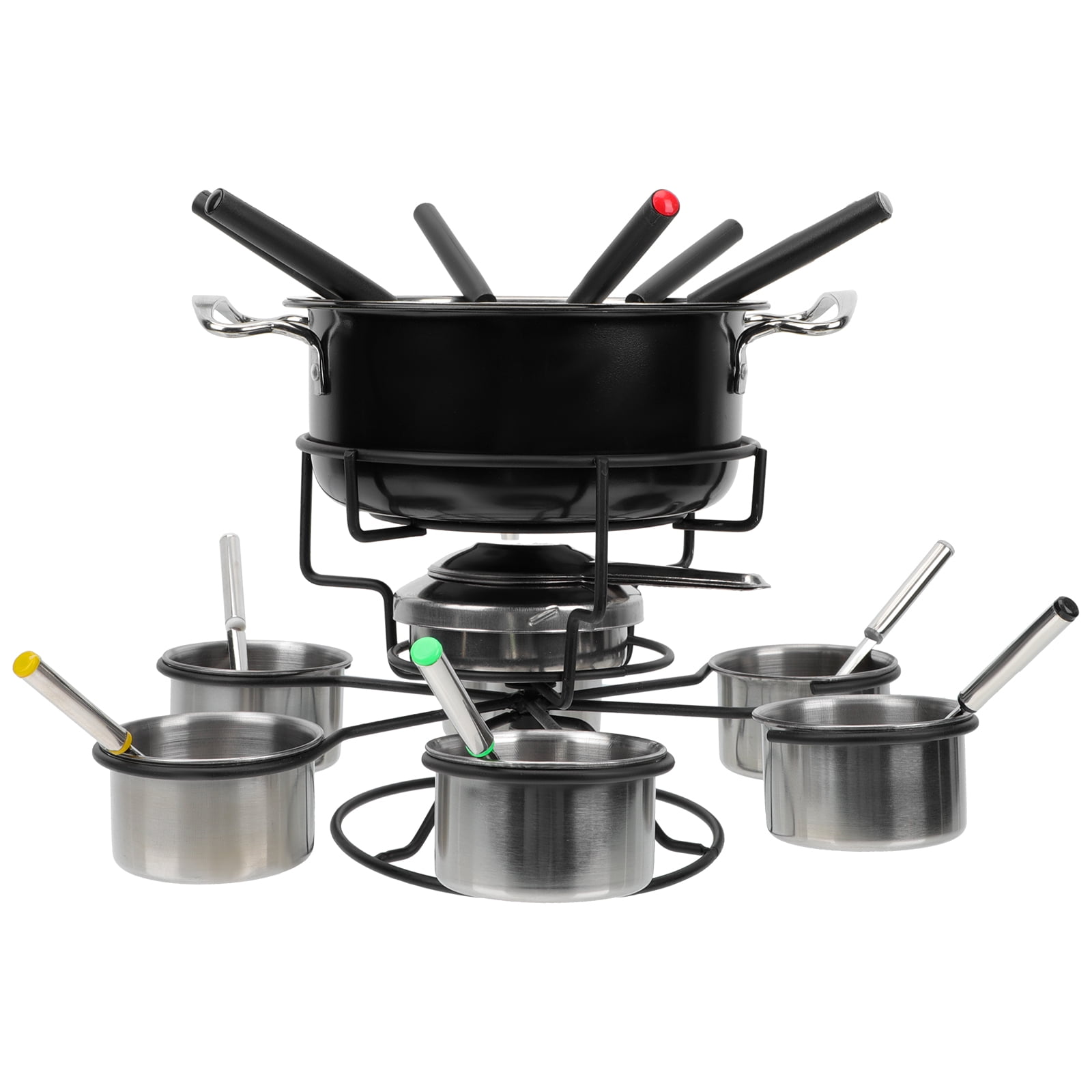 Hims 1 Set of Chocolate Stove Cheese Fondue Pot Stove Cheese Fondue ...