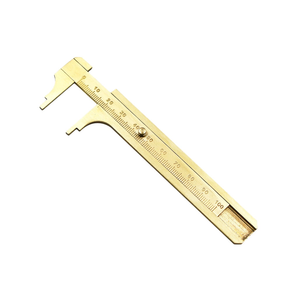Hims 100m Antique Vernier Caliper Copper Vernier Gauge Caliper Scale ...