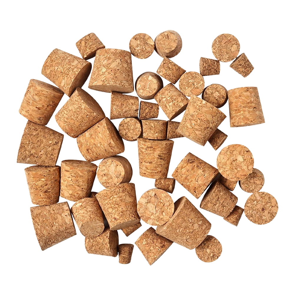 Hims 100pcs Cork Glass Bottle Stoppers Cork Bottle Plugs Glass Bottles ...