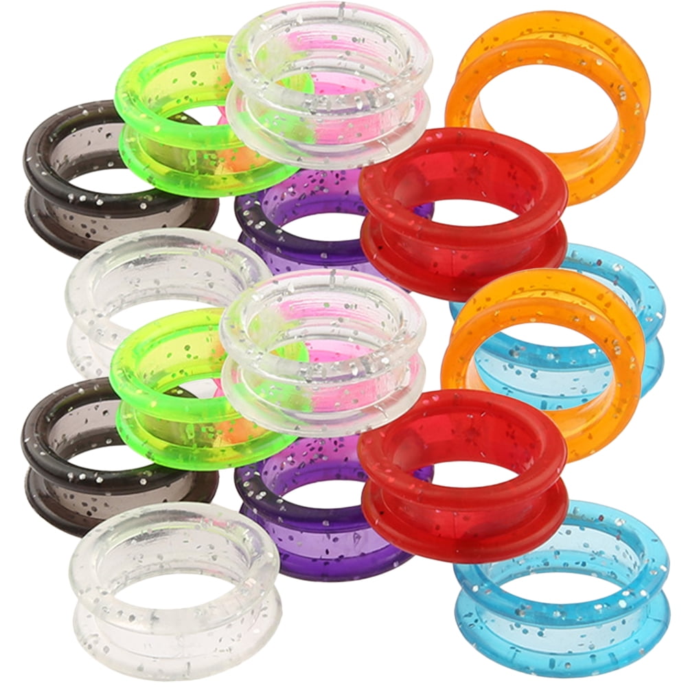 Hims 16pcs Silicone Scissors Finger Ring Barber Hair Shears Finger ...