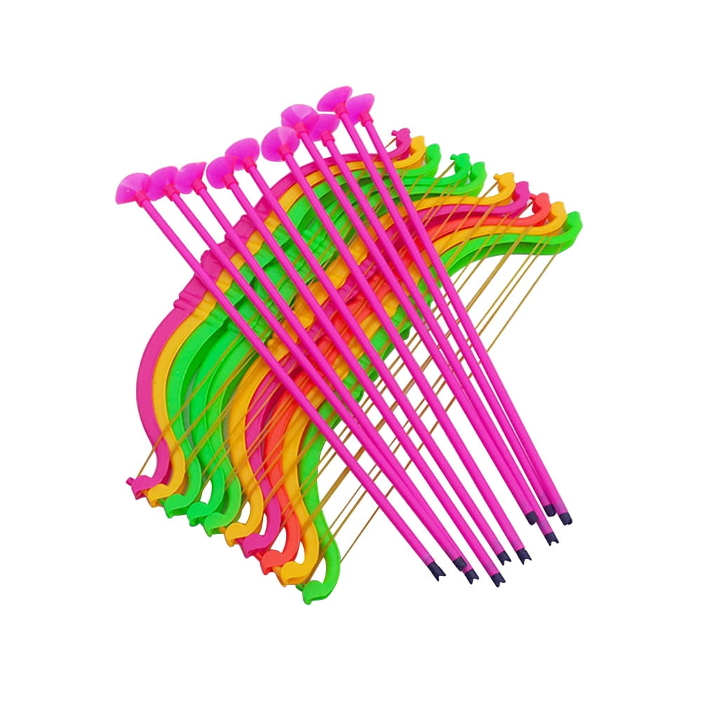 20Pcs Plastic Bow and Arrow Kids Archery Sets with Suction Cups for ...