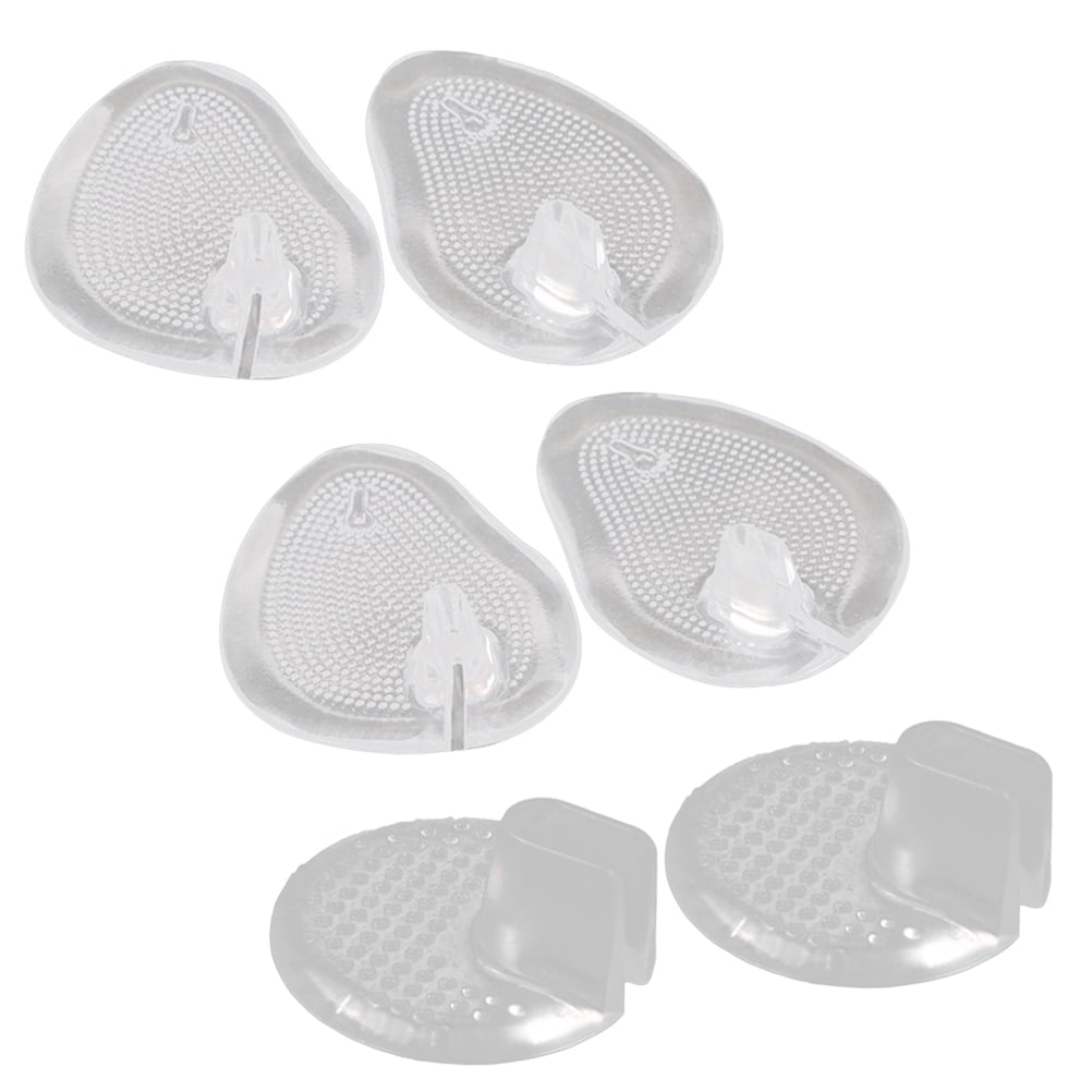 Hims 3 Pair of Forefoot Half Insoles Transparent Flip-flops Cushions ...