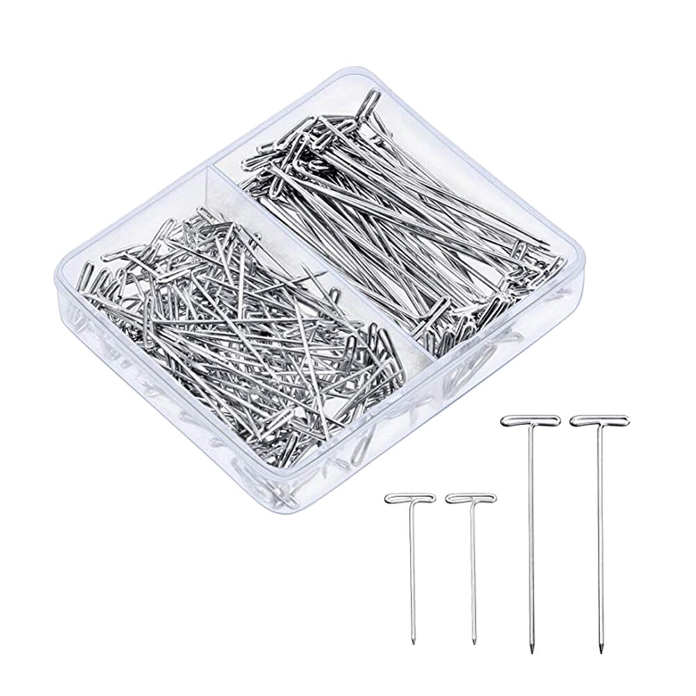 Hims 300Pc 51MM and 38MM Wig T-Pins Simple Metal Wig T-Pins Set ...
