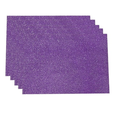 A4 Sparkly Crafts Glitter Paper Colorful Decor 10 Sheets Sequin Sponge ...