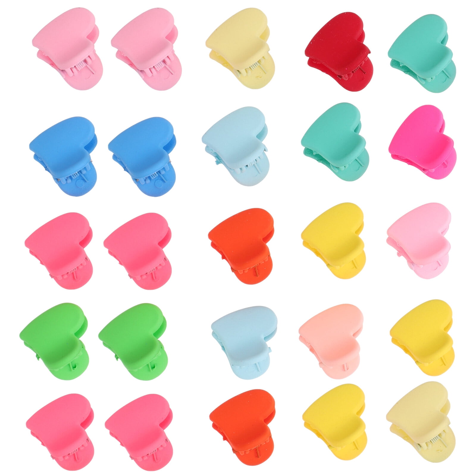 Hims 40pcs Mini Hair Clips Bangs Mini Claw Hair Pin Hair Clamp Plastic ...