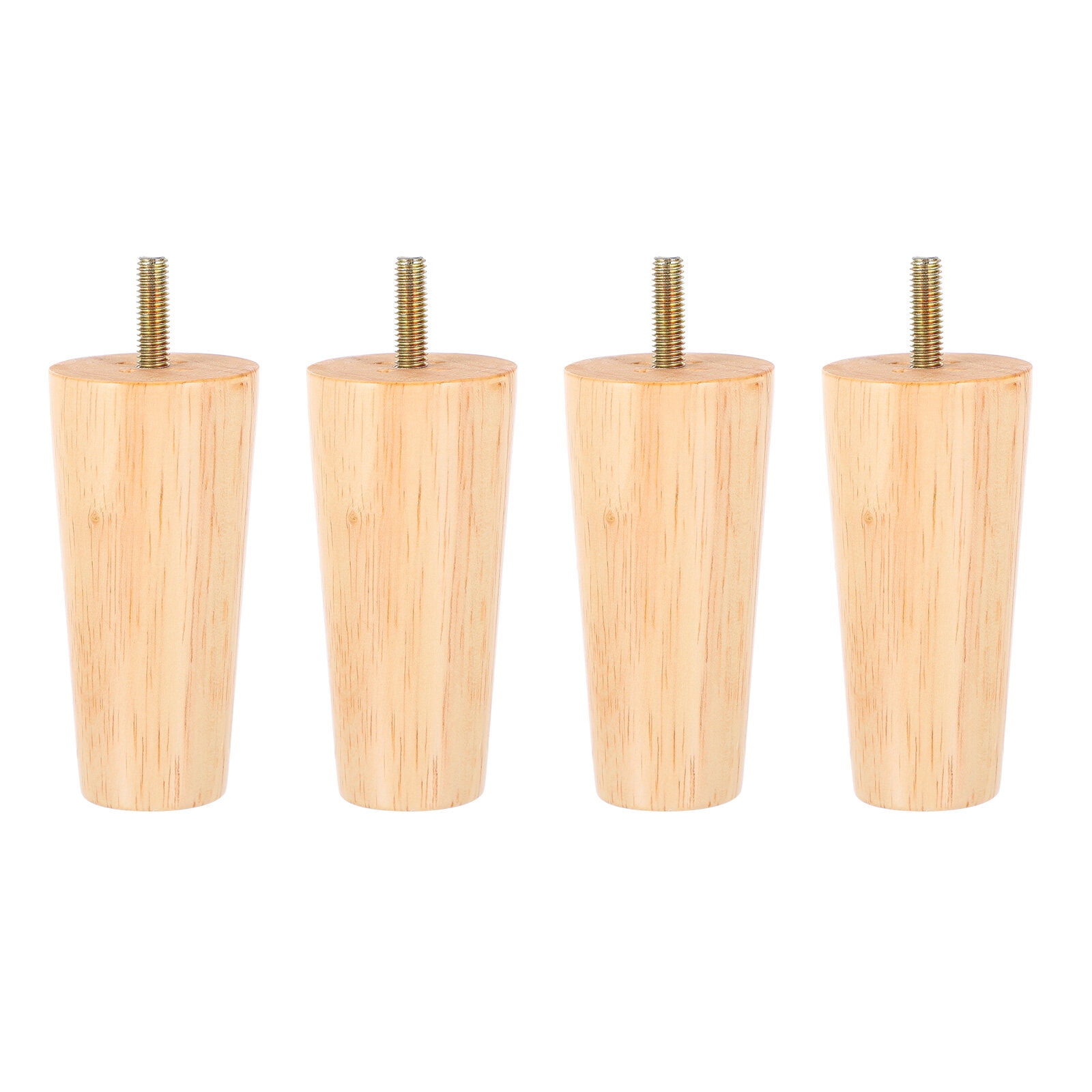 Hims 4pcs Solid Wood Furniture Table Legs Sturdy Tapered Wooden ...