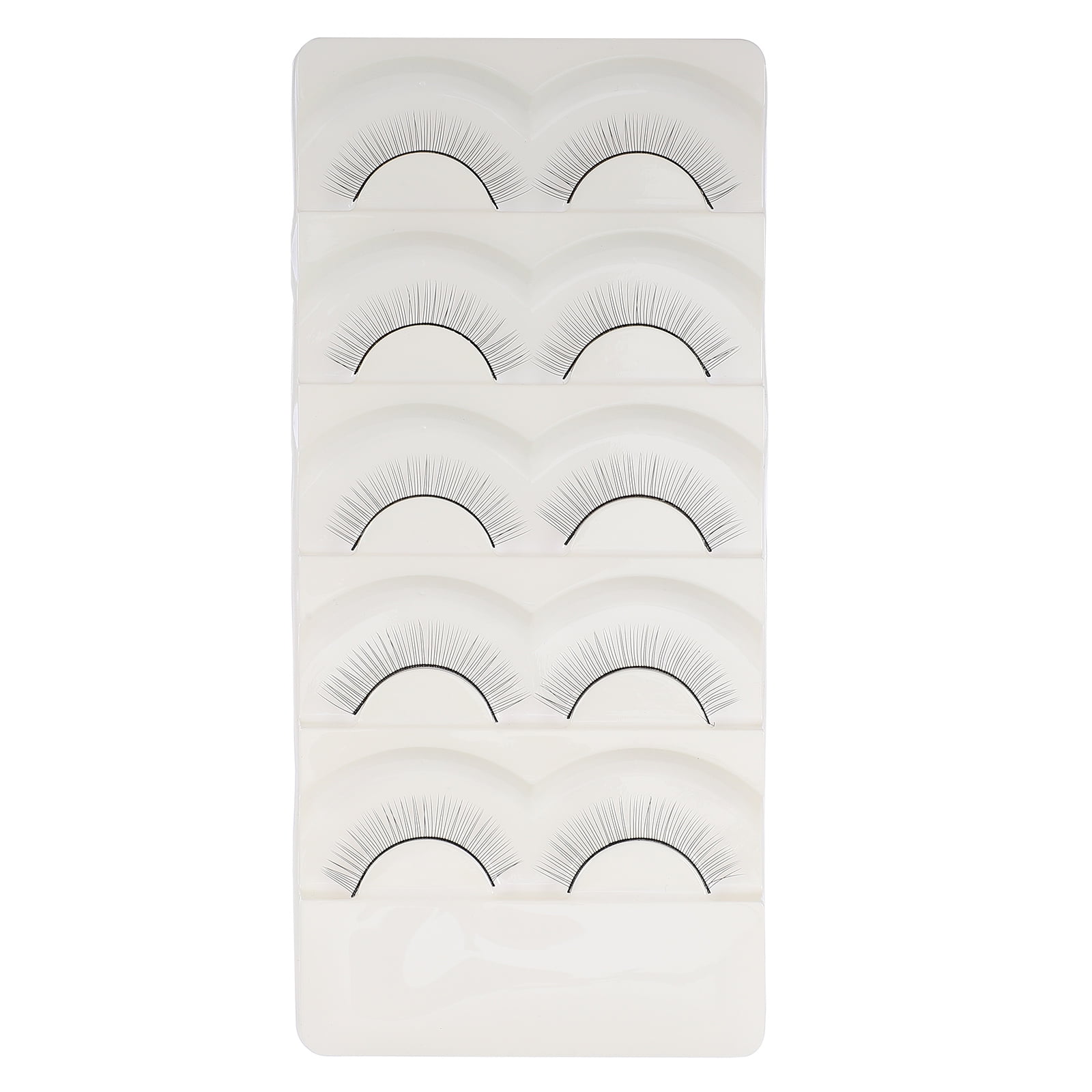 Hims 5 Pairs Practice Fake Lashes Extensions Training Eyelash Strips ...