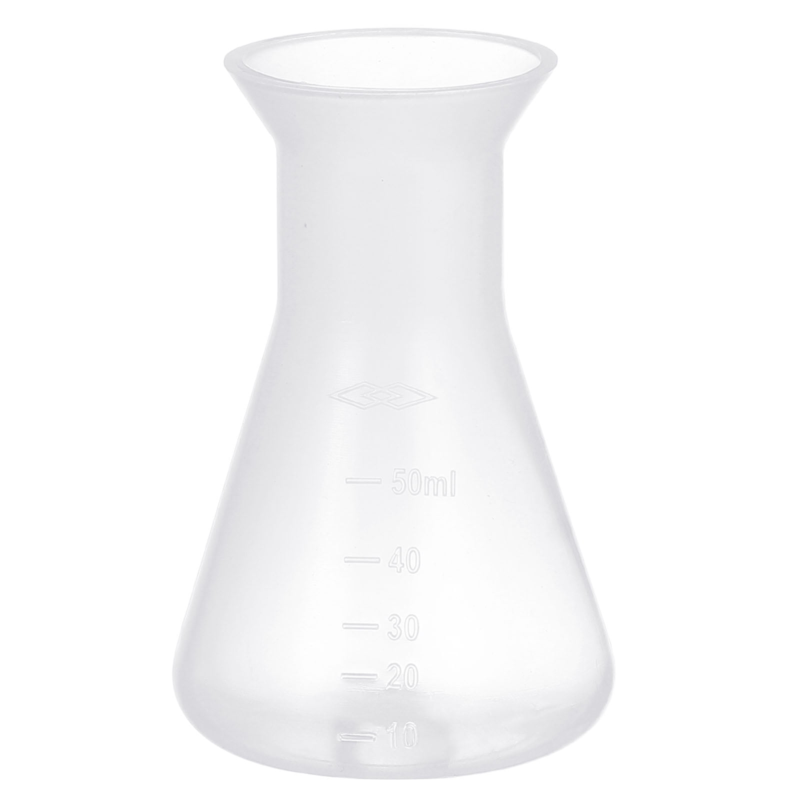 Hims 5 Pcs Plastic Conical Flask Experiment Flask Conical Bottle ...