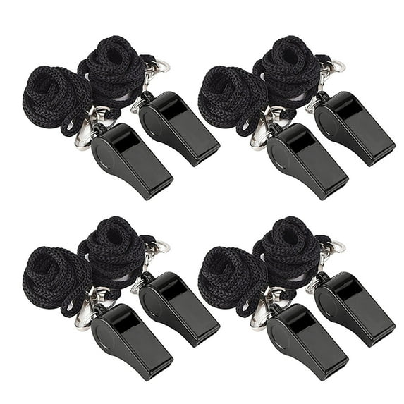 Hims 8pcs Portable Whistles with Rope Emergency Survival Whistles for ...